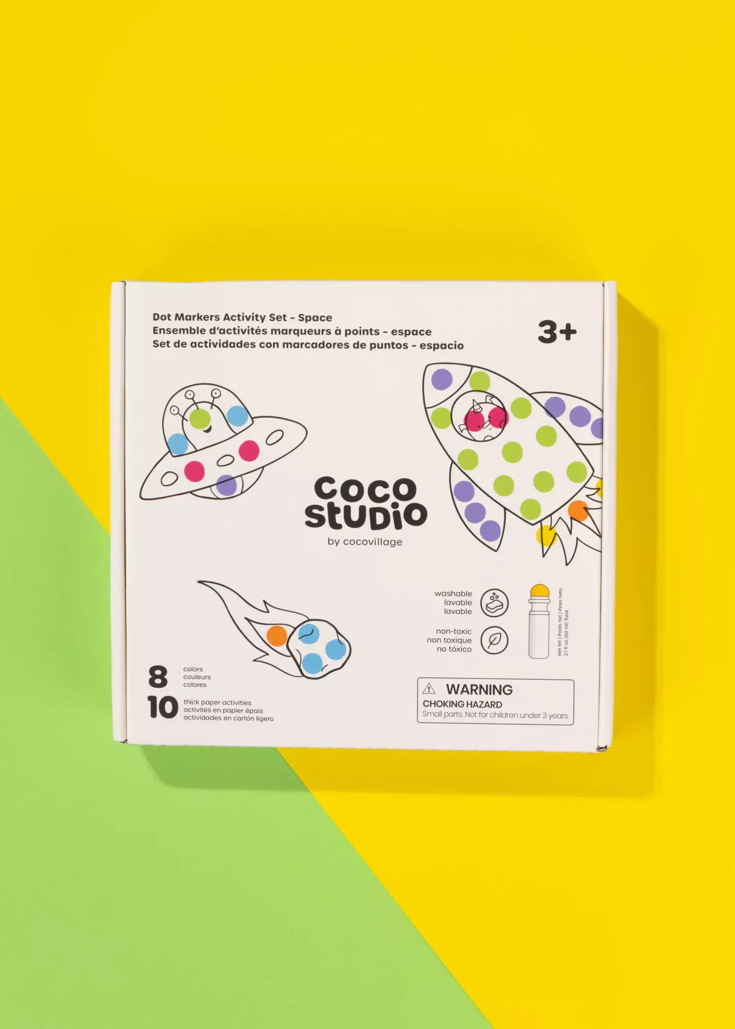 Dot Markers Activity Set – Space (8 Colors) – Coco Village