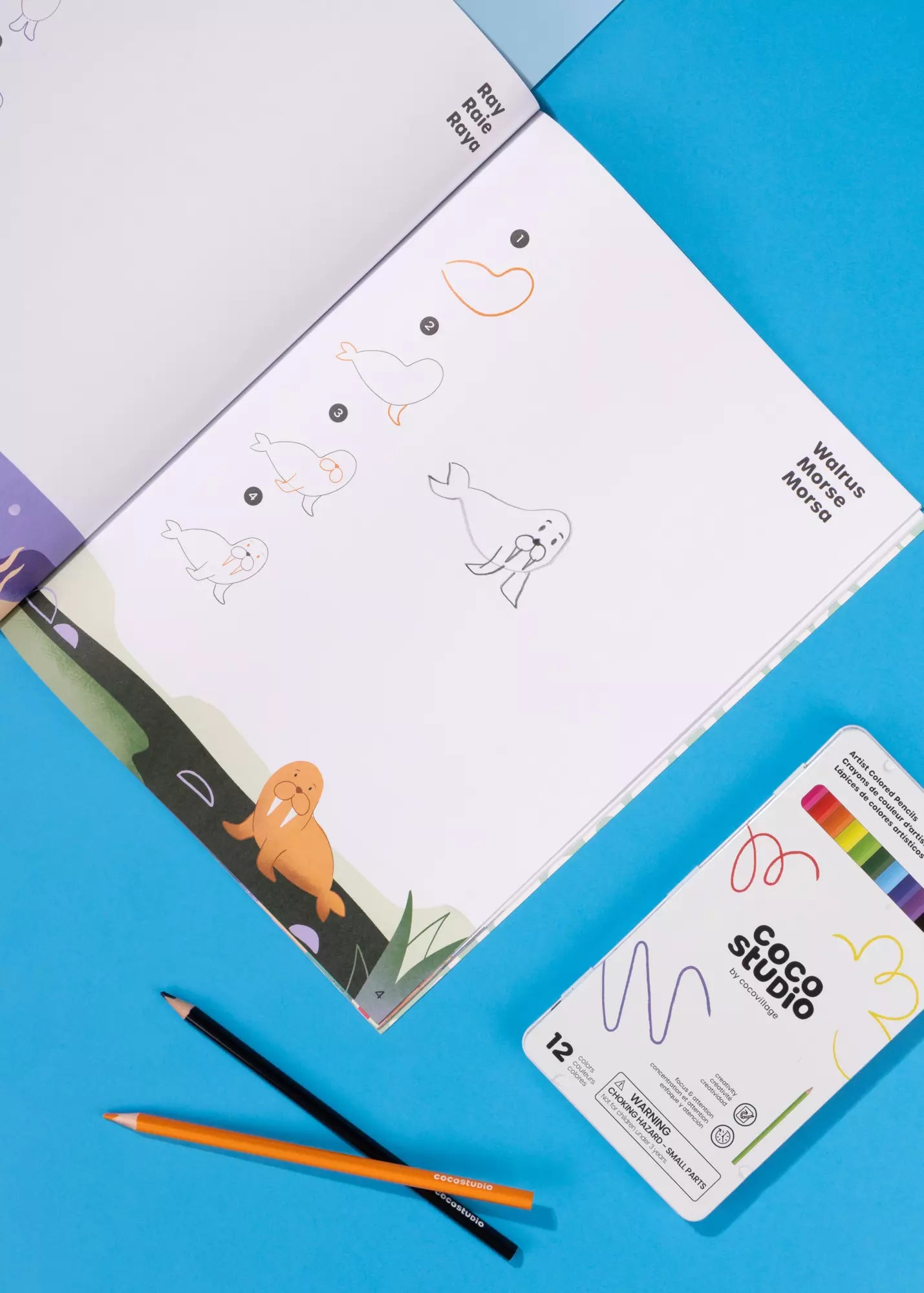 Step-by-Step Drawing Book–Under the Sea(20) – Coco Village