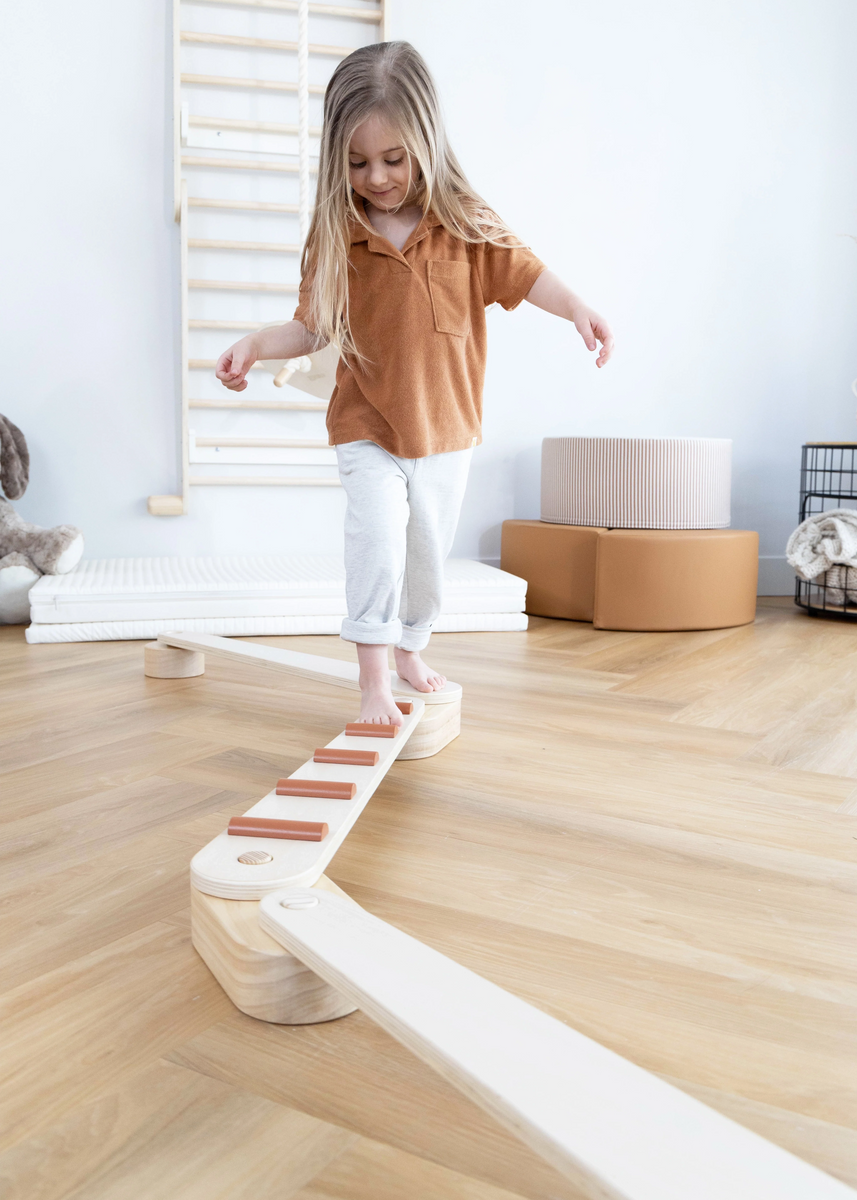 Wooden Balance Beams Set - Stripes – Coco Village