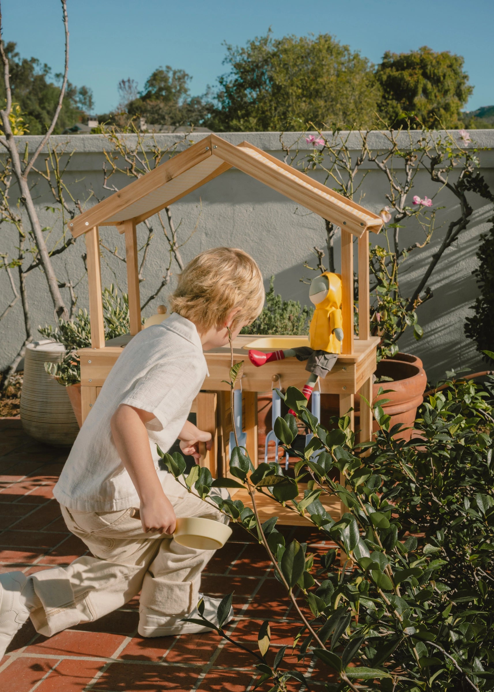 Wooden Outdoor Play Kitchen – Coco Village
