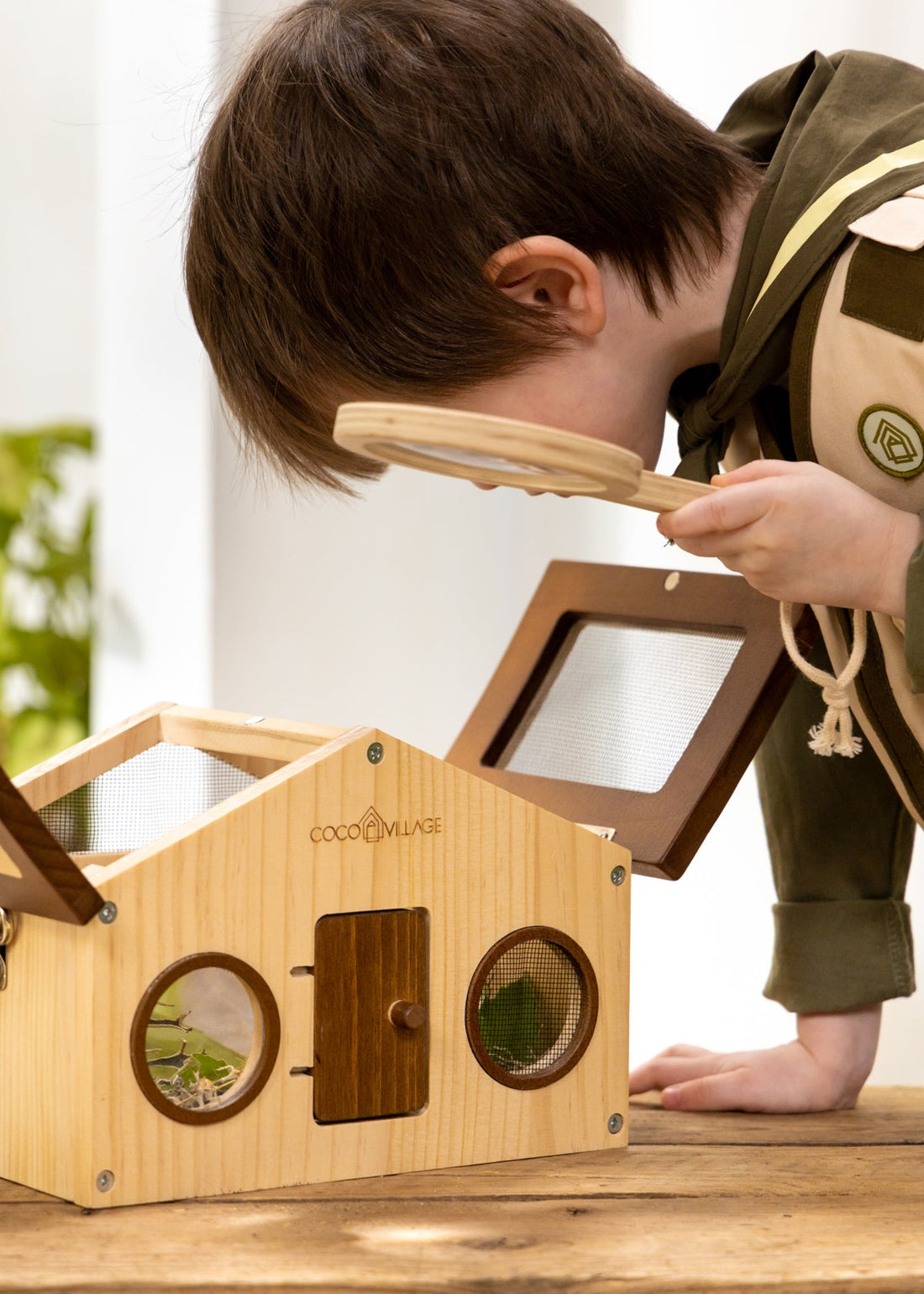 Wooden Bug House - Bug Catcher Kit for Kids – Coco Village