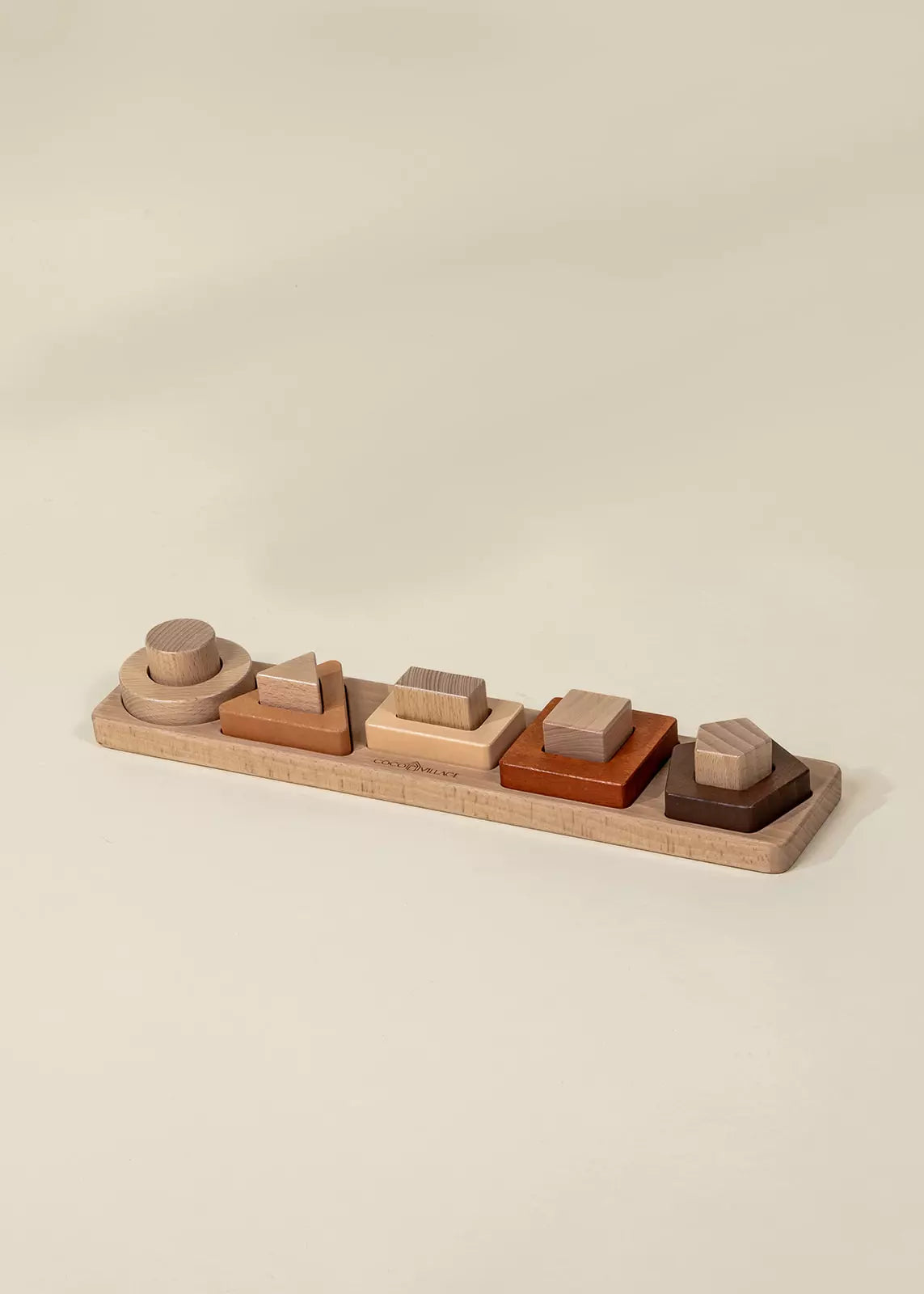 Wooden Shapes Learning Set - 10 pcs – Coco Village