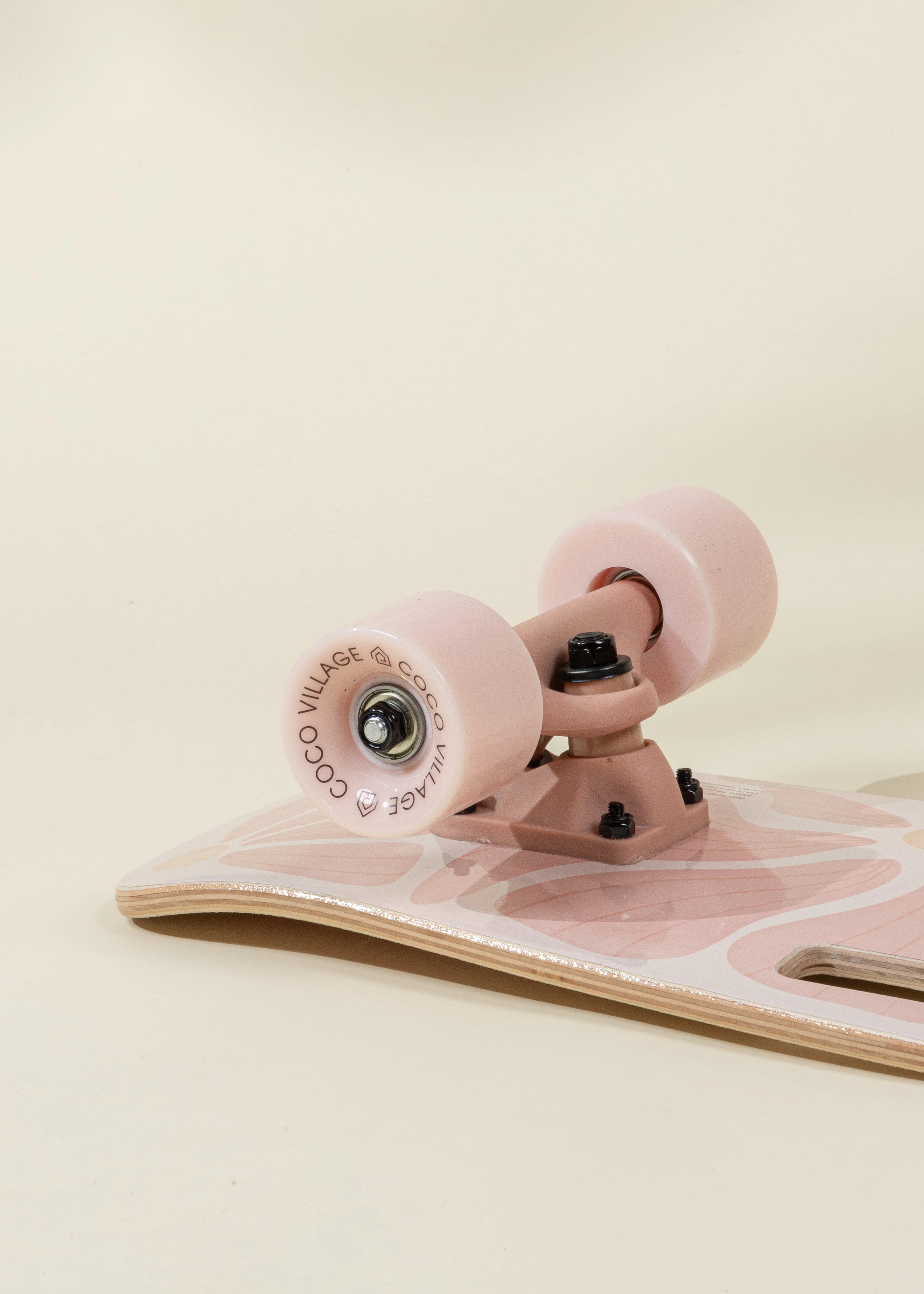 Kids’ Wooden Skateboard with Handle – Bloom – Coco Village